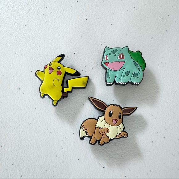 CROCS | Accessories | 222 Pokmon Jibbitz Characters Set Of 3 | Poshmark